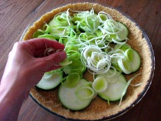 Kesäkurpitsa-purjopiirakka | Reseptit | Kinuskikissa